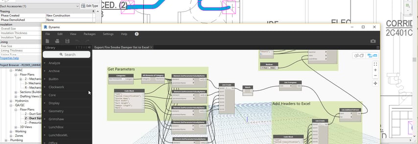 Automating MEP Workflows in Revit with Dynamo Visual Programming